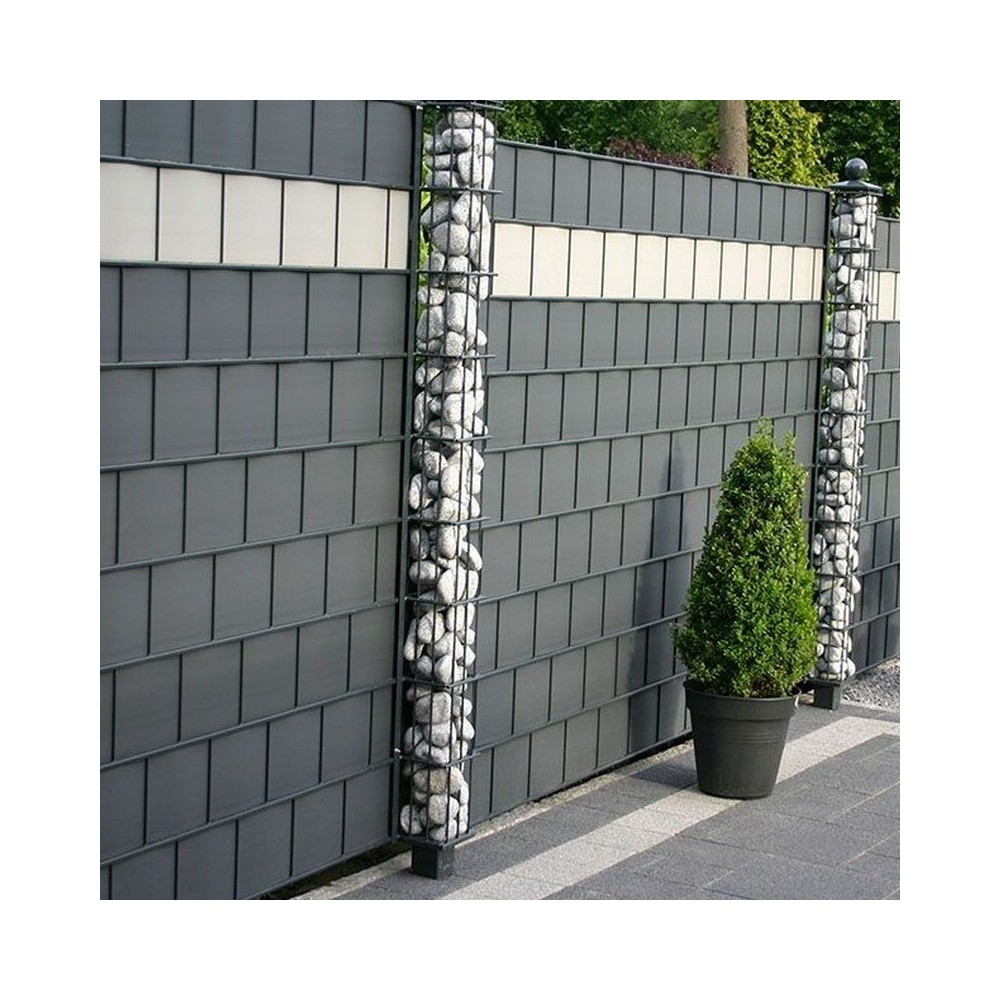 Panneau Rigide Double Fil 6/5/6 mm – longueur 2,50 m Couleur Gris - RAL ...